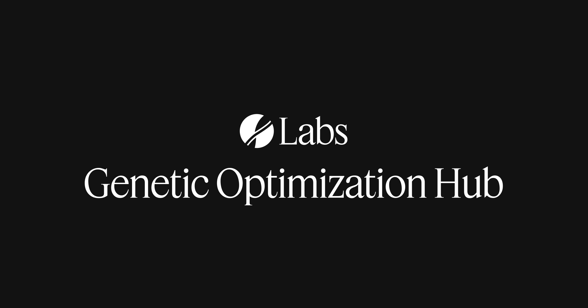 Genetic Optimization Hub | Nucleus Labs