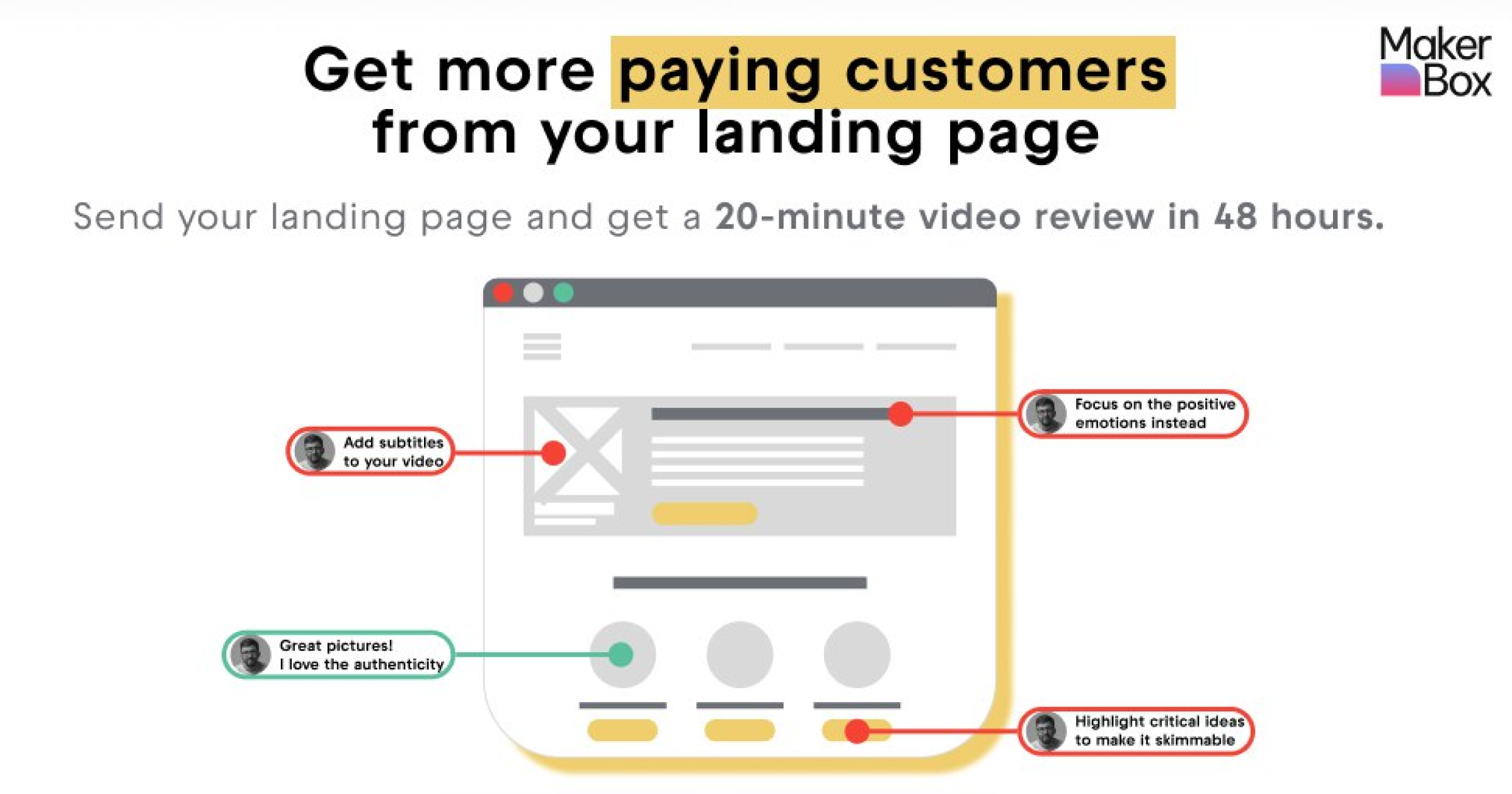 Landing Page Roasting - Get More Paying Customers From Your Landing Page