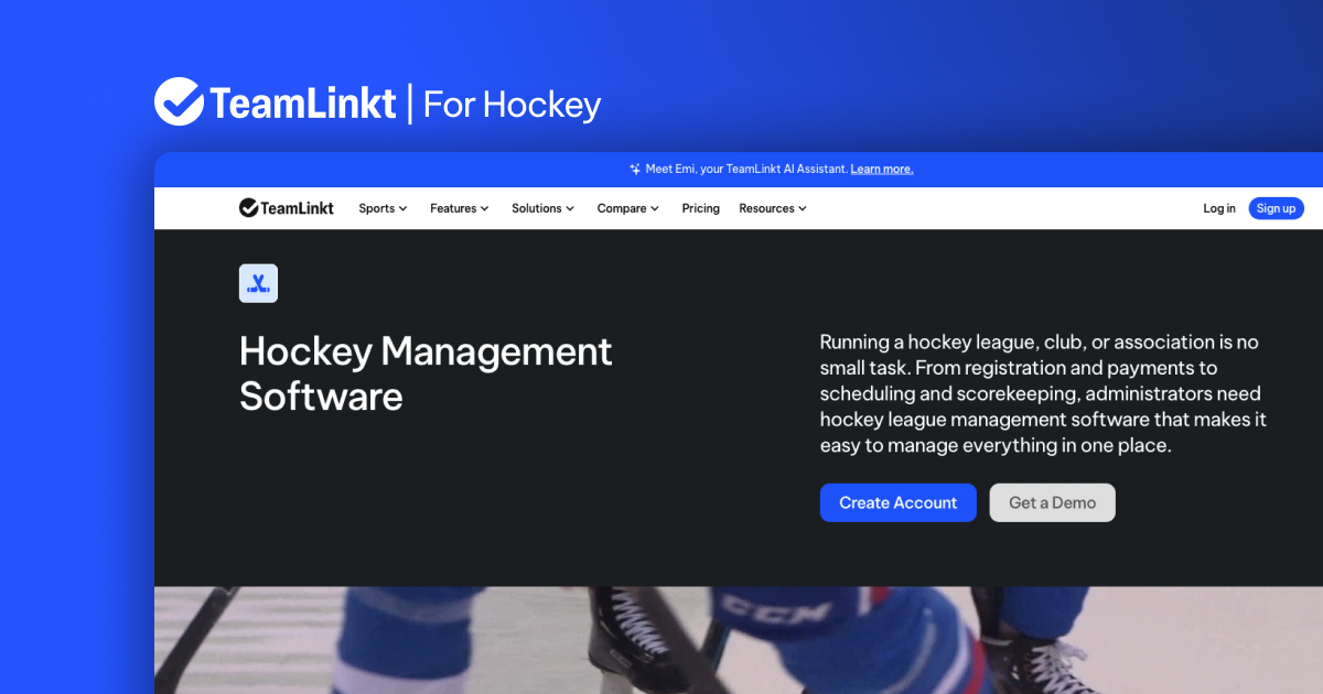 Hockey League Management Software | TeamLinkt