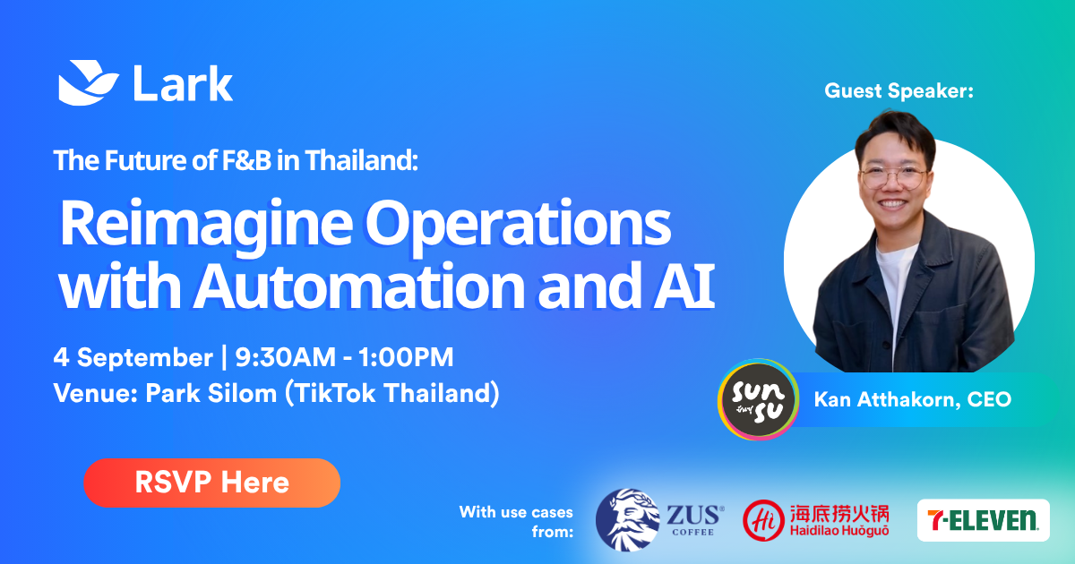 Lark F&B Leadership Event: Reimagine Operations with Automation and AI ...