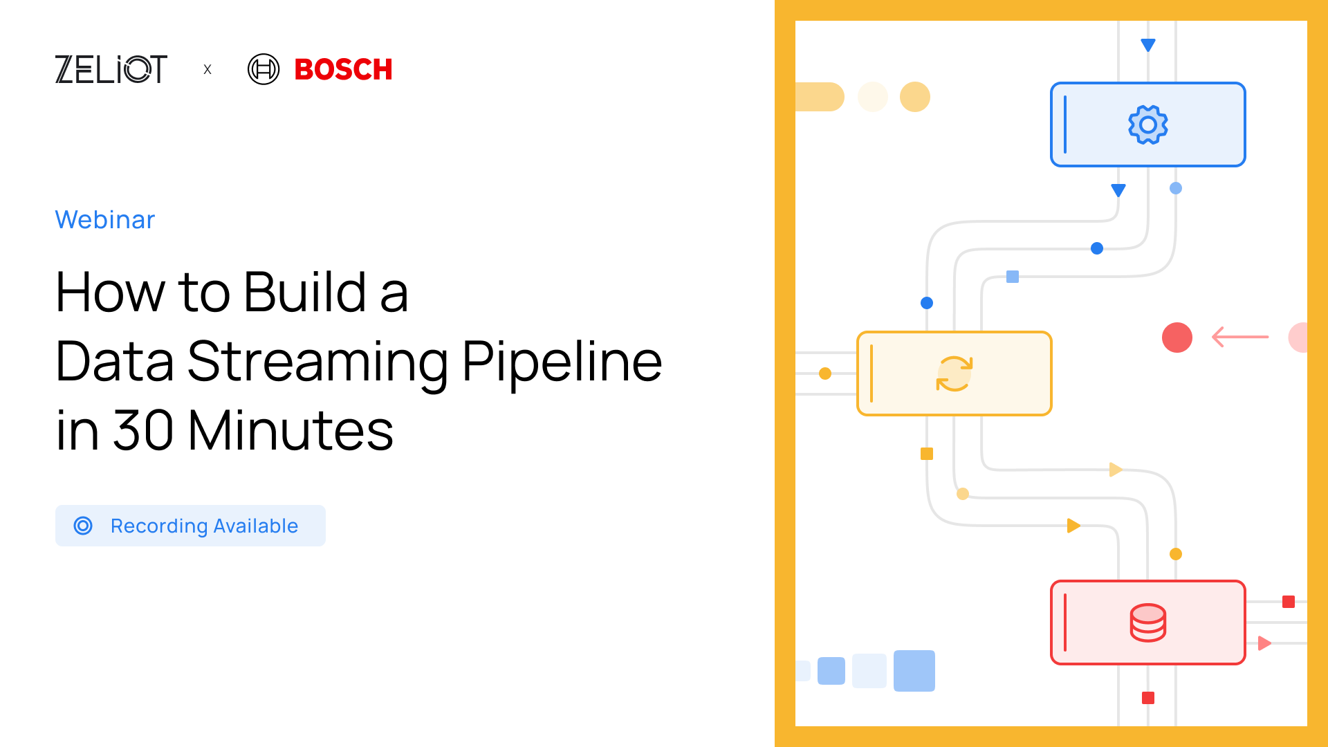 Zeliot x Bosch MPS | Build a Data Pipeline in under 30 Minutes