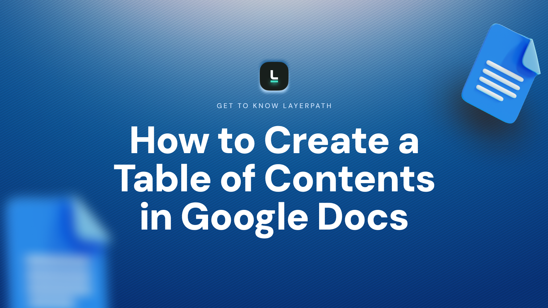How to Create a Table of Contents in Google Docs