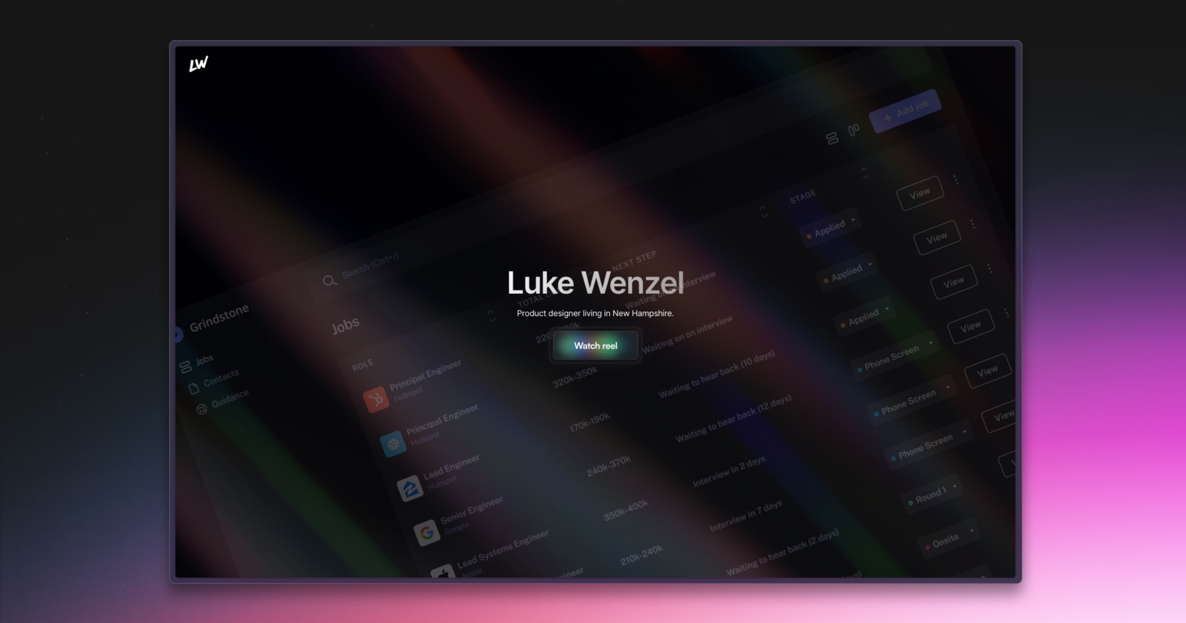 Luke Wenzel - Product Designer