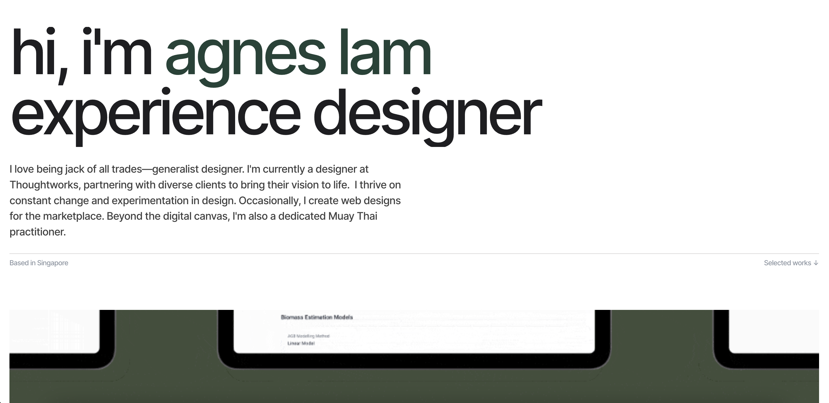 Agnes Lam • Experience Designer