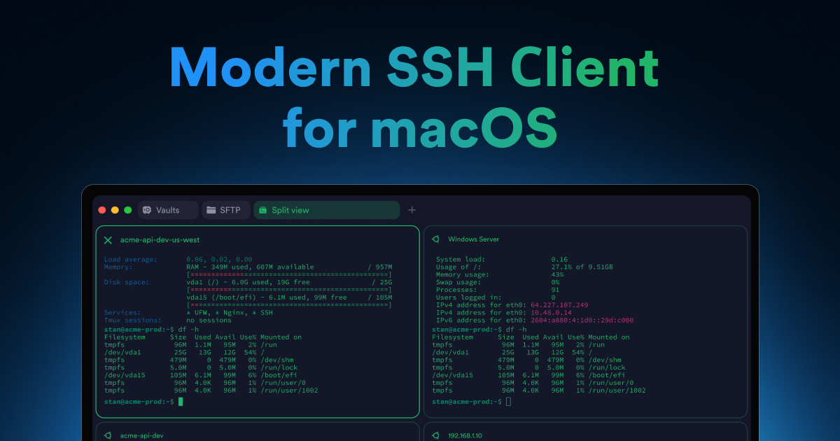 Download Termius for macOS