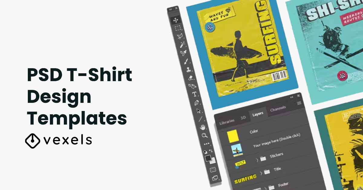 Scalable PSD T-Shirt Design Templates | Custom Designs