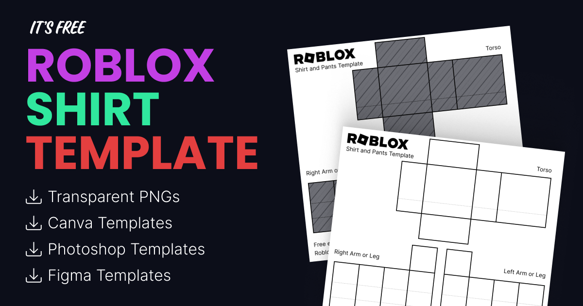 Roblox Shirt Template - Free downloadable shirt and pants R15 templates ...