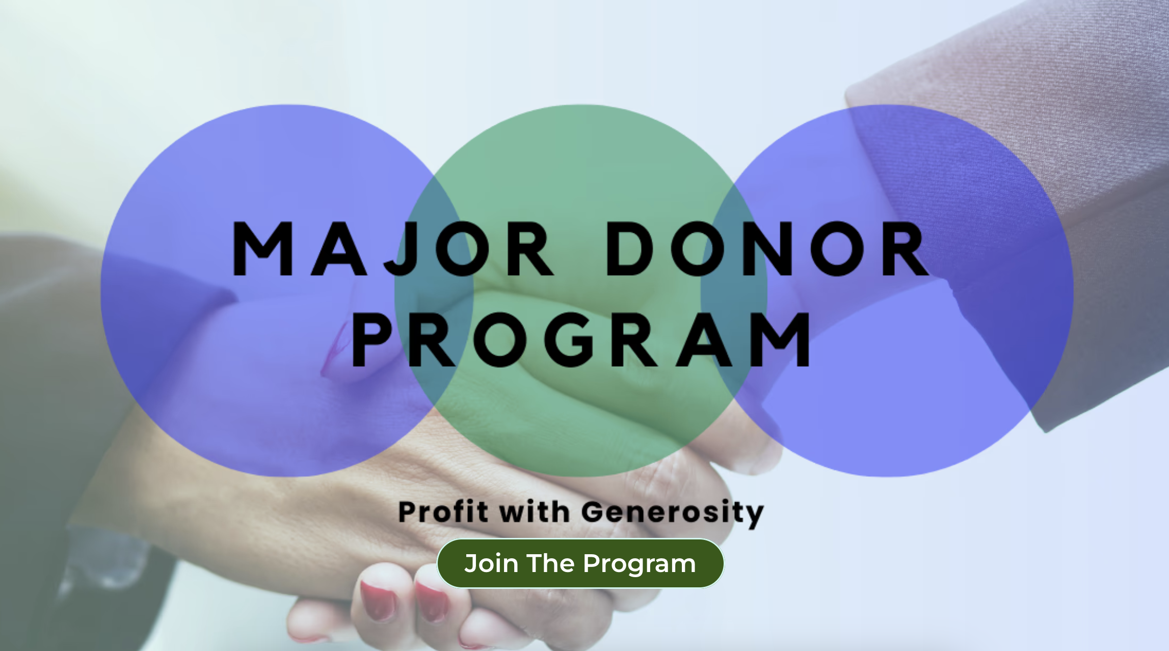 Donor Money Major Donor Program
