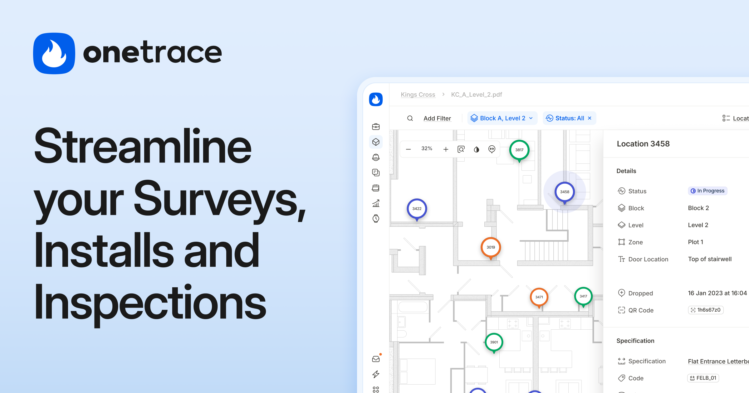 Onetrace | Fire Protection Software