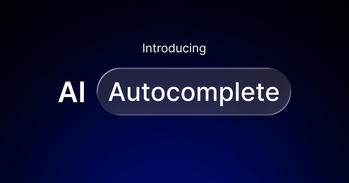 AI Autocomplete