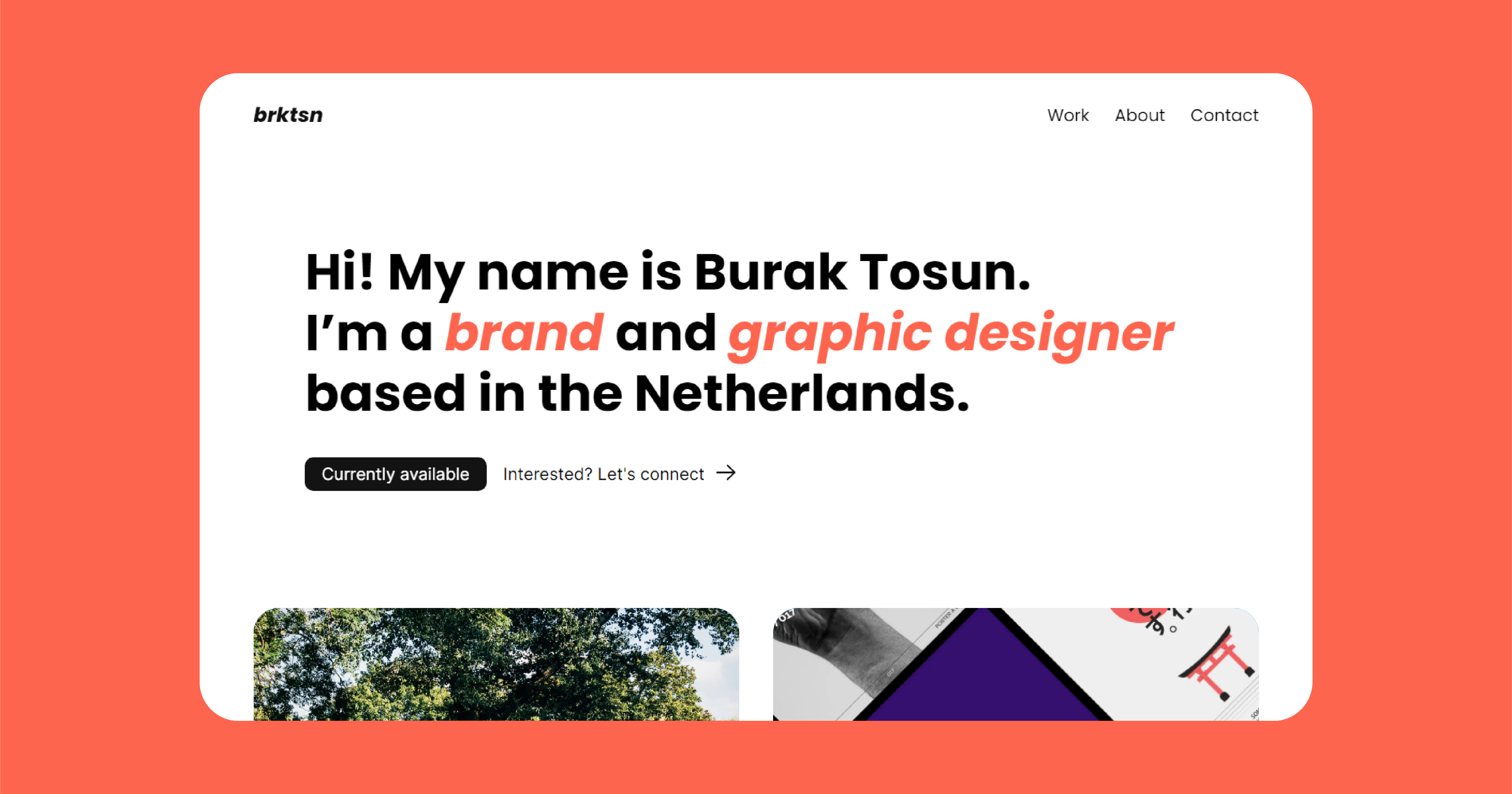 Burak Tosun | Portfolio Brand & Graphic Designer