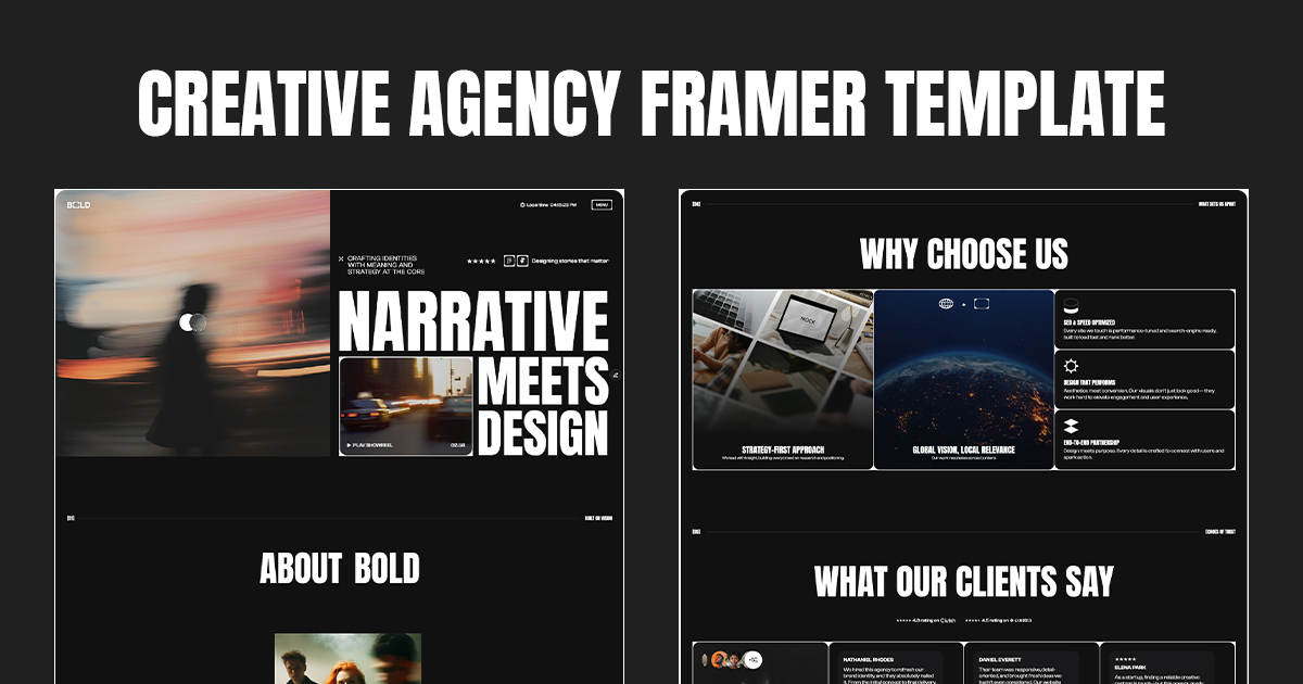 Bold Studio - Creative Agency Template