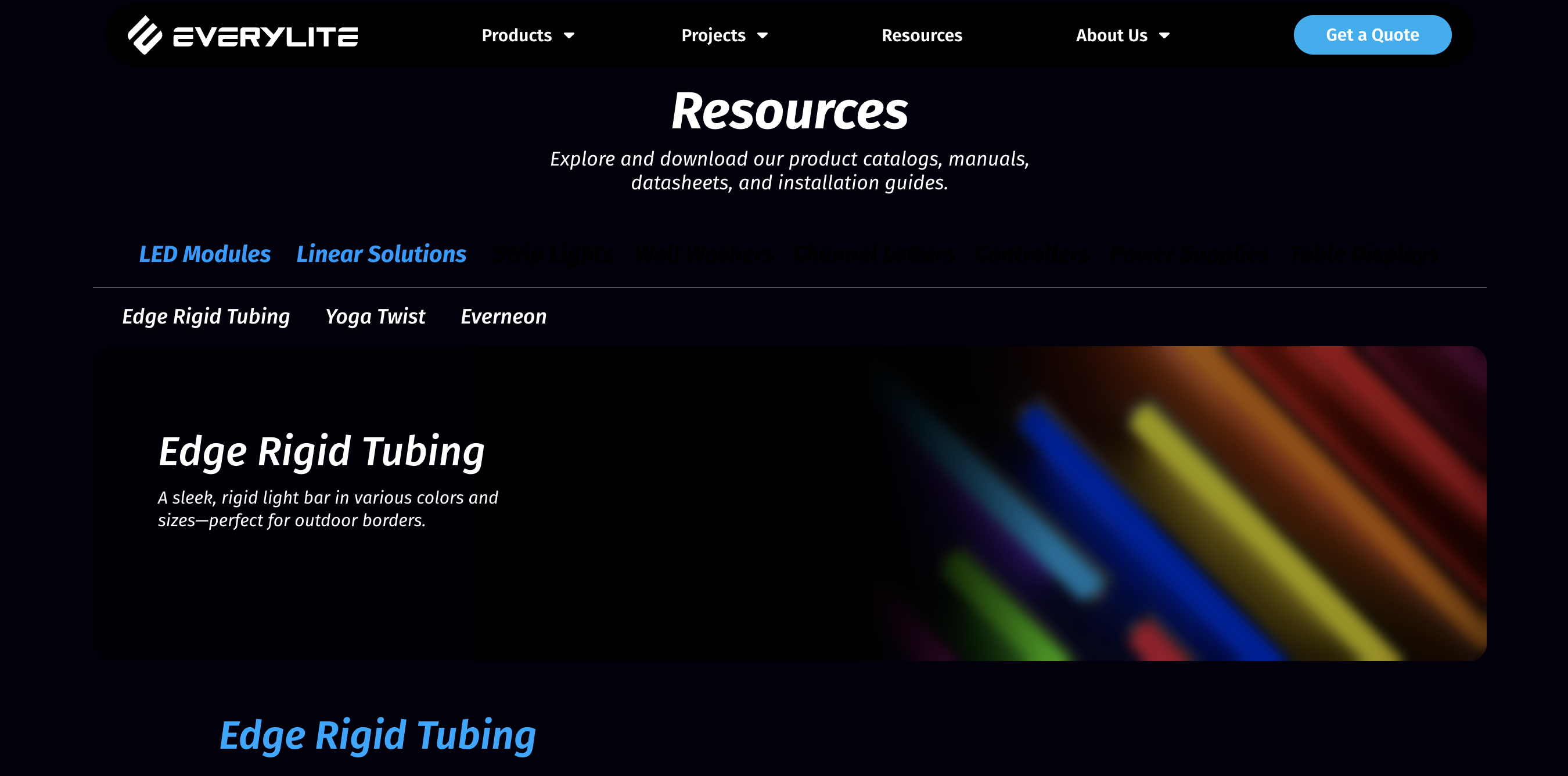 Resources - Led-Linear Solutions- Everylite