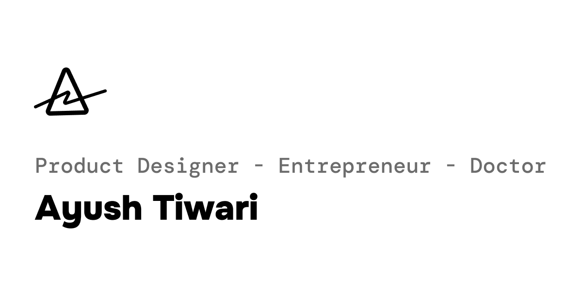 Ayush Tiwari Portfolio