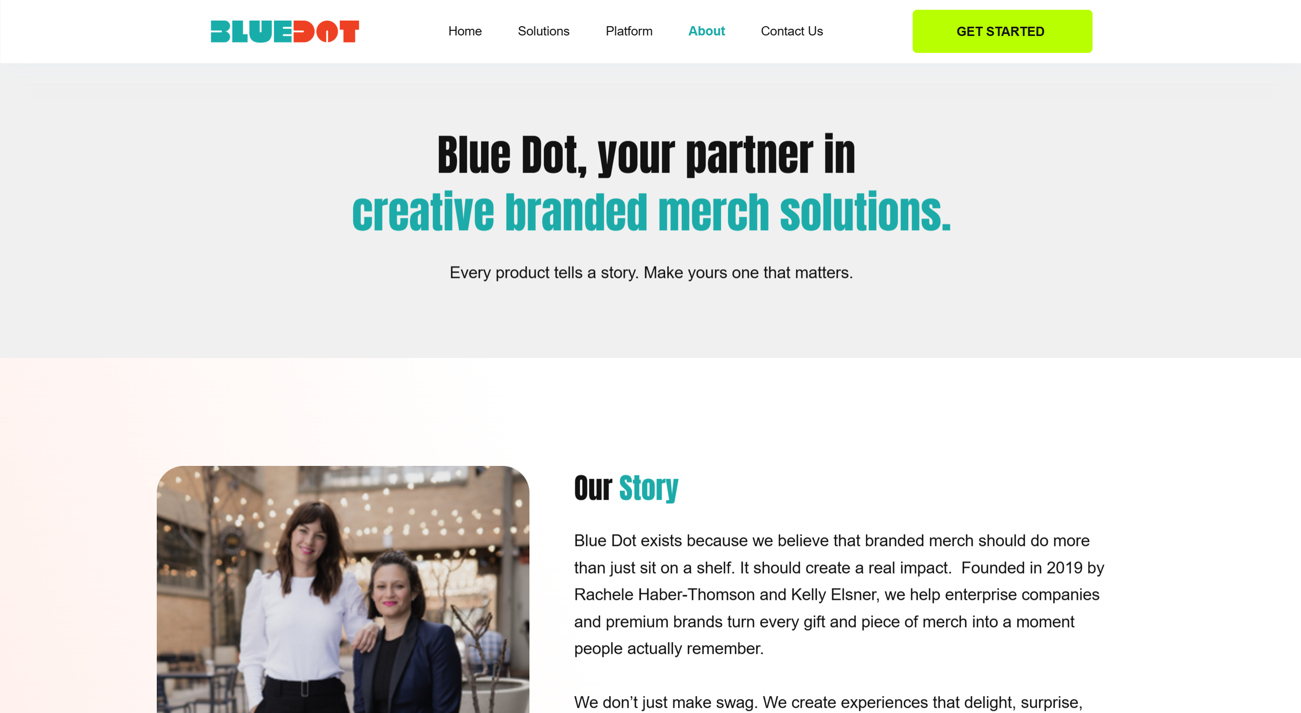 Blue Dot About