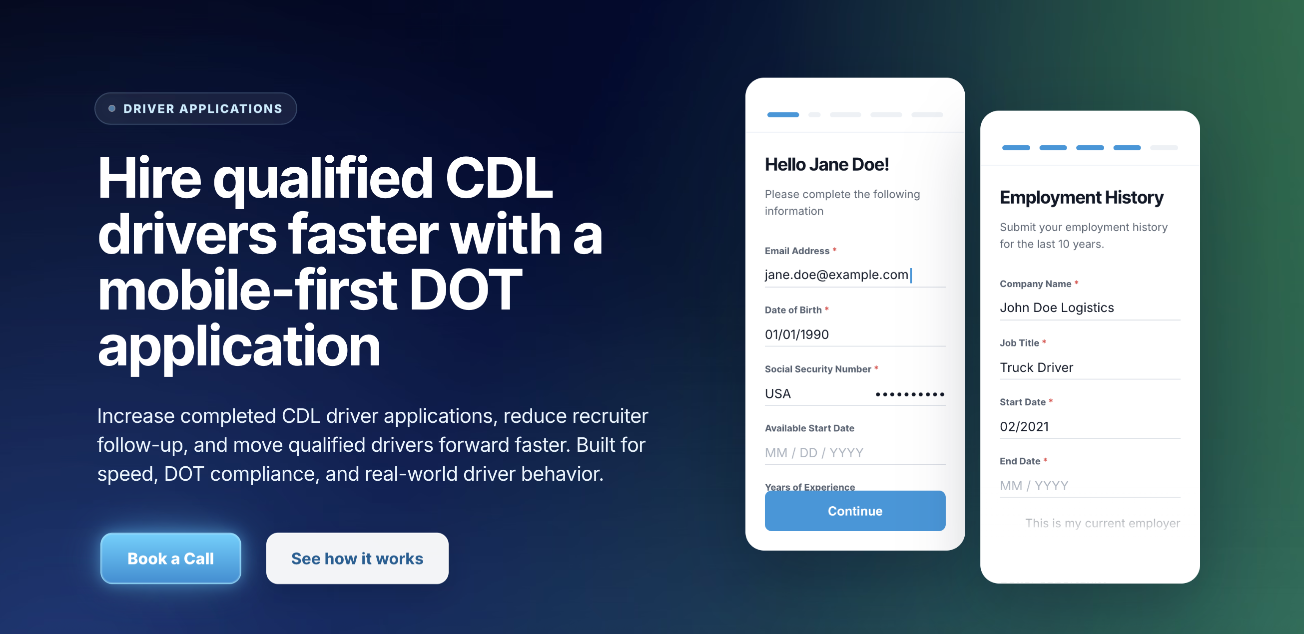 CDL Driver Application Software | Fast, Mobile-Friendly Hiring – Double ...