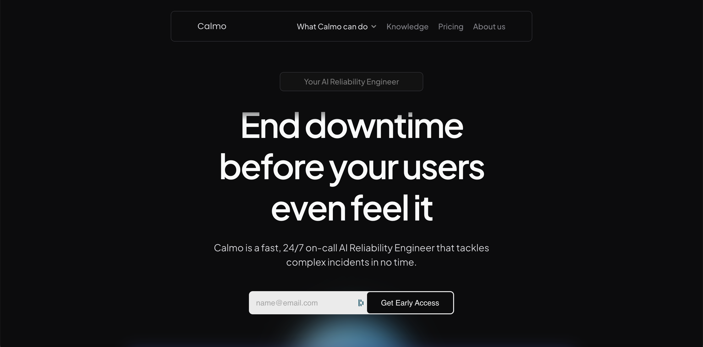 Calmo | The AI SRE | Focus On Building Not Firefighting
