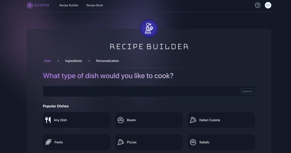 Avana.ai - Effortlessly Personalize Every Recipe with AI-Driven Precision