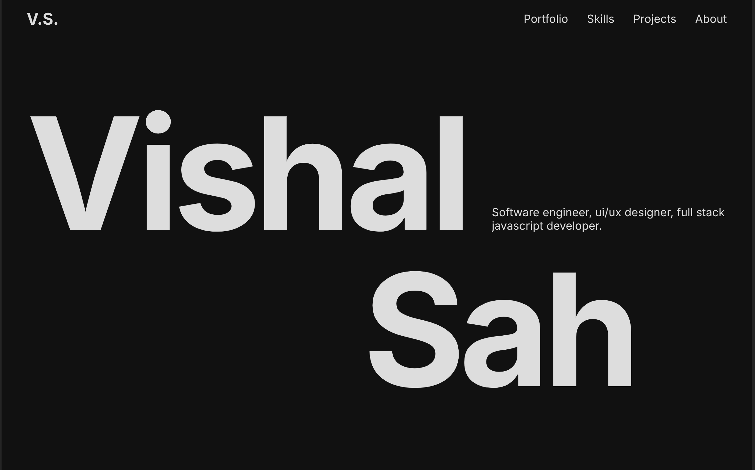 Vishal Portfolio