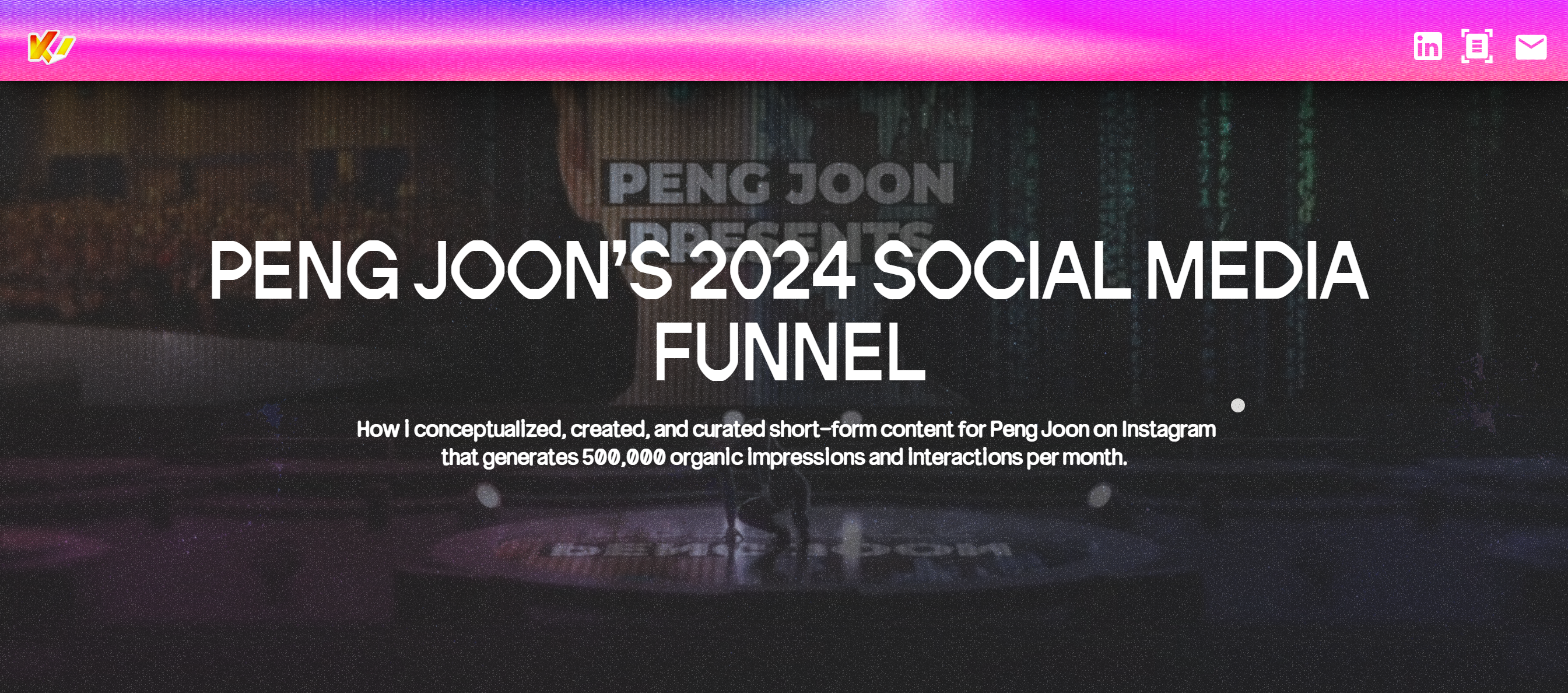 Peng Joon's 2024 Social Media Funnel | Kalvin Lleva - Content Strategist