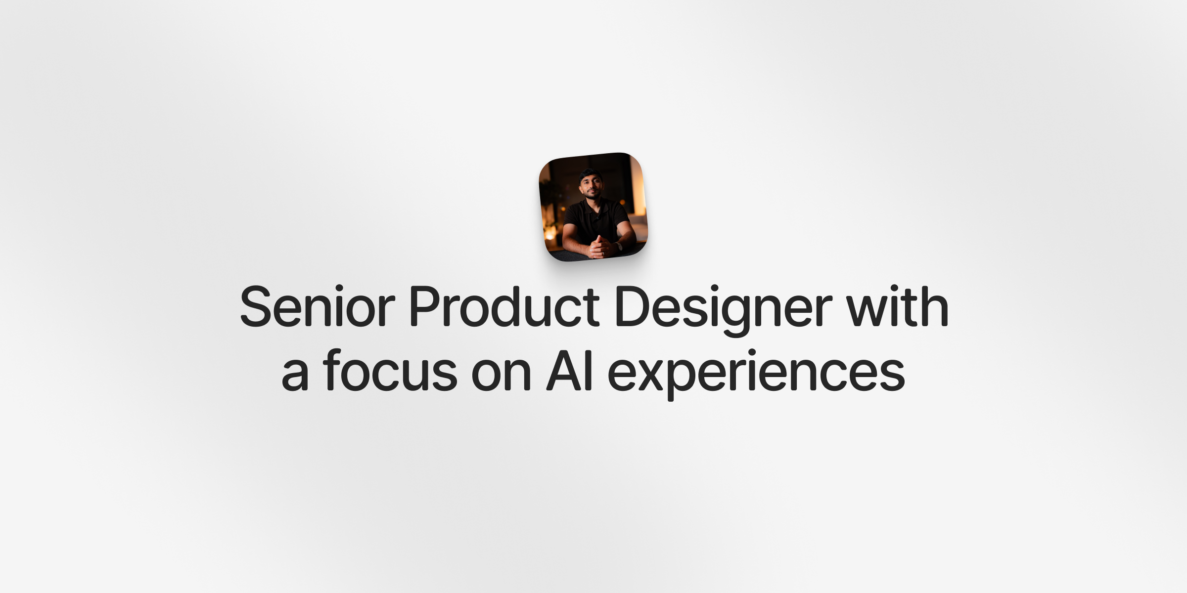 Ramish Aziz – Senior Product Designer