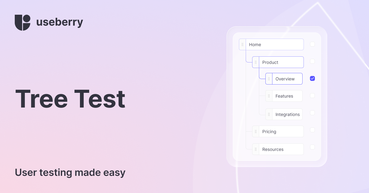 Tree Testing for Navigation Structure Evaluation