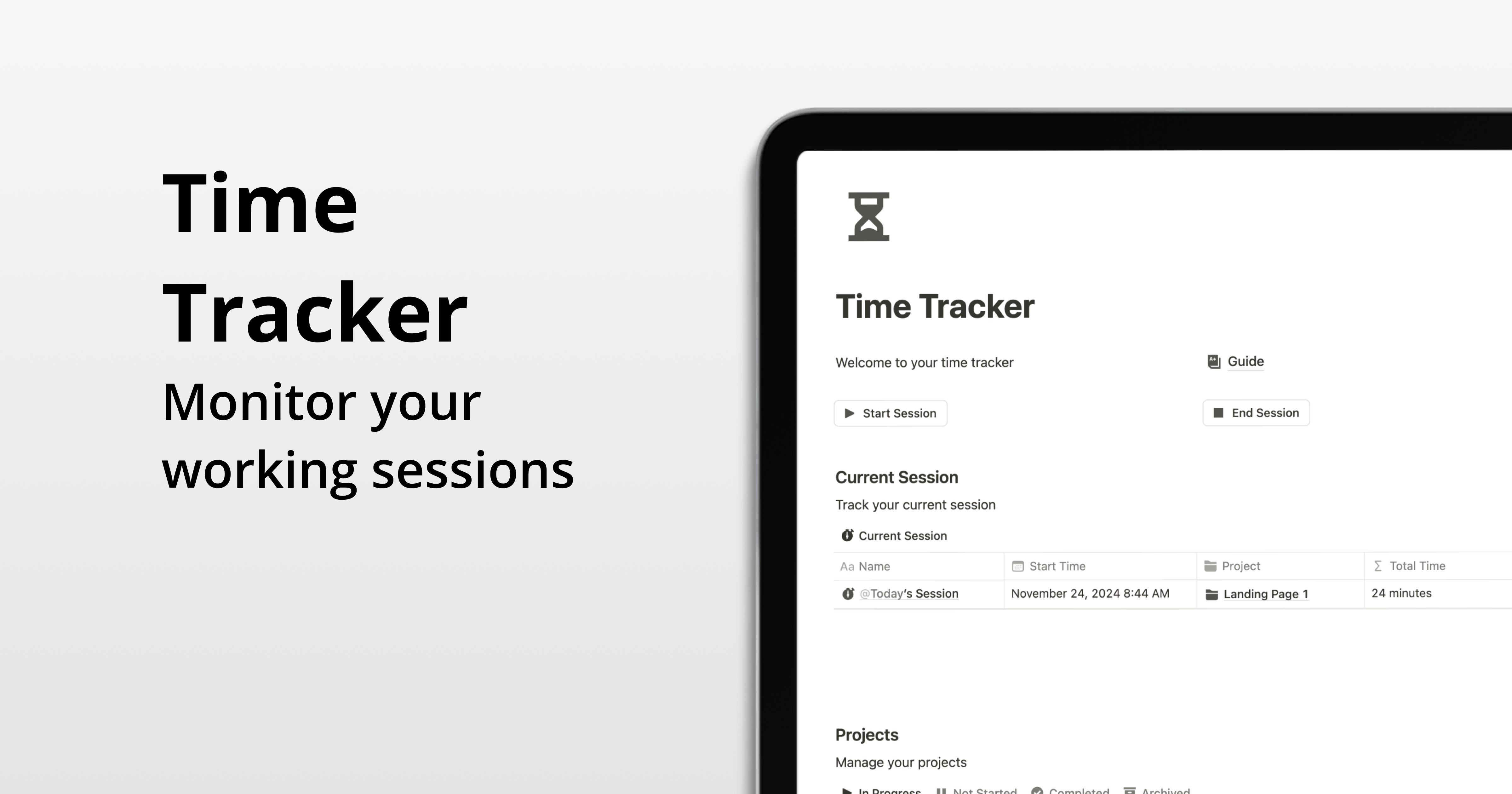 Notion Time Tracker - Eazypath