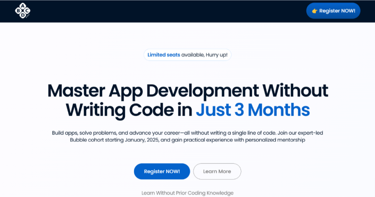 No Code Cohort | ABCD community
