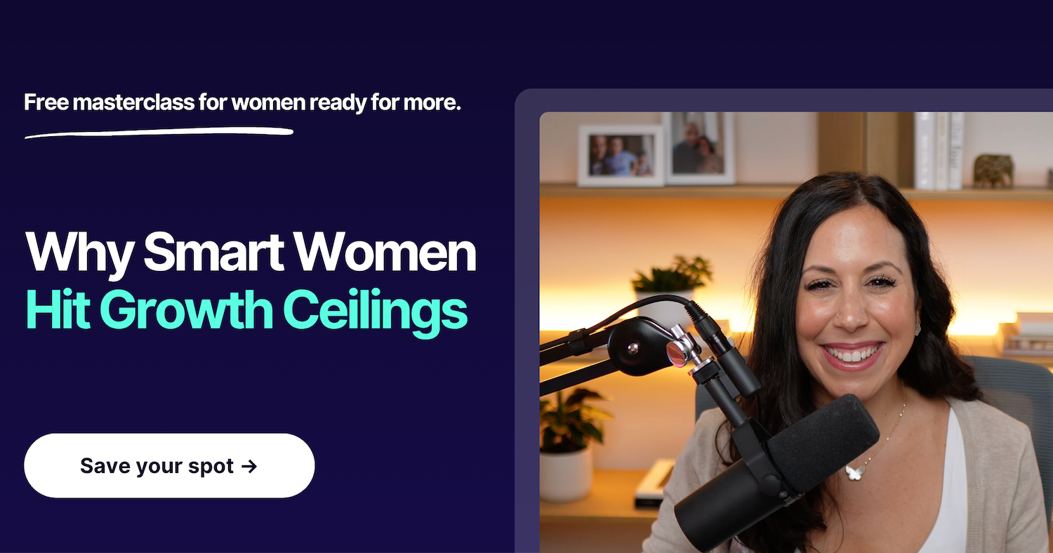 Free Live Masterclass by Tiffany Uman - Why Smart Women Hit Growth Ceilings