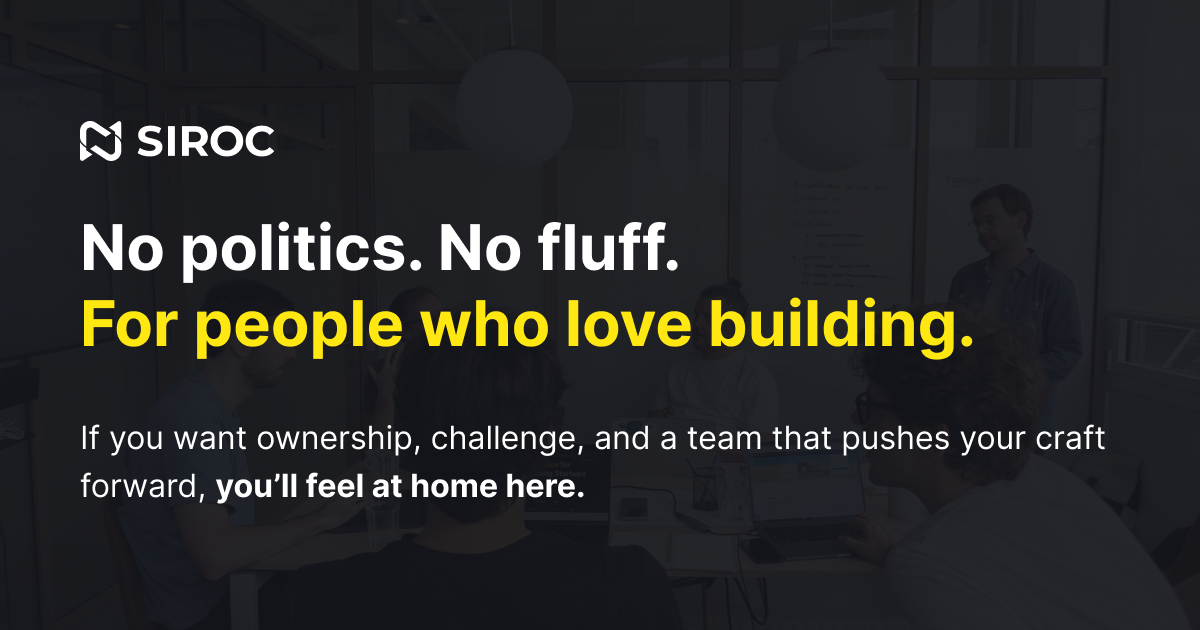SIROC Careers | Senior Backend Engineer (Python)