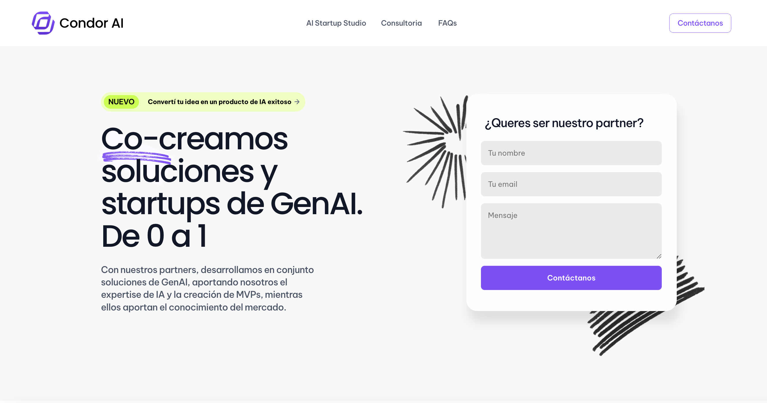 Condor AI - AI Startup Studio