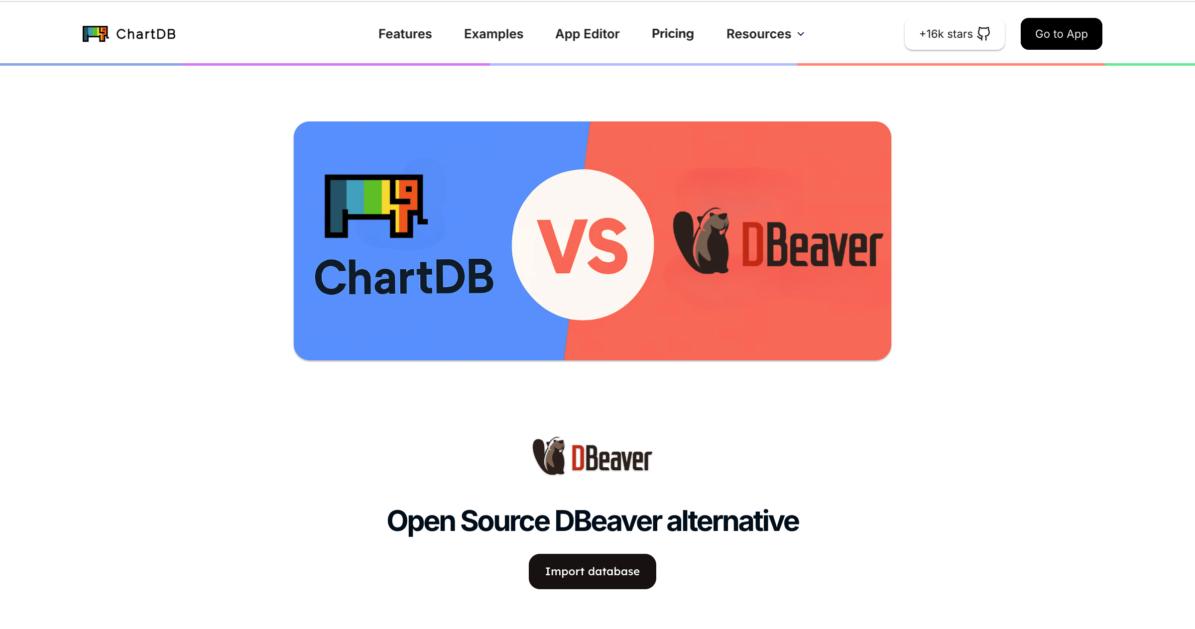 DBeaver Alternative • Web-Based Open‑Source DB Diagram Tool