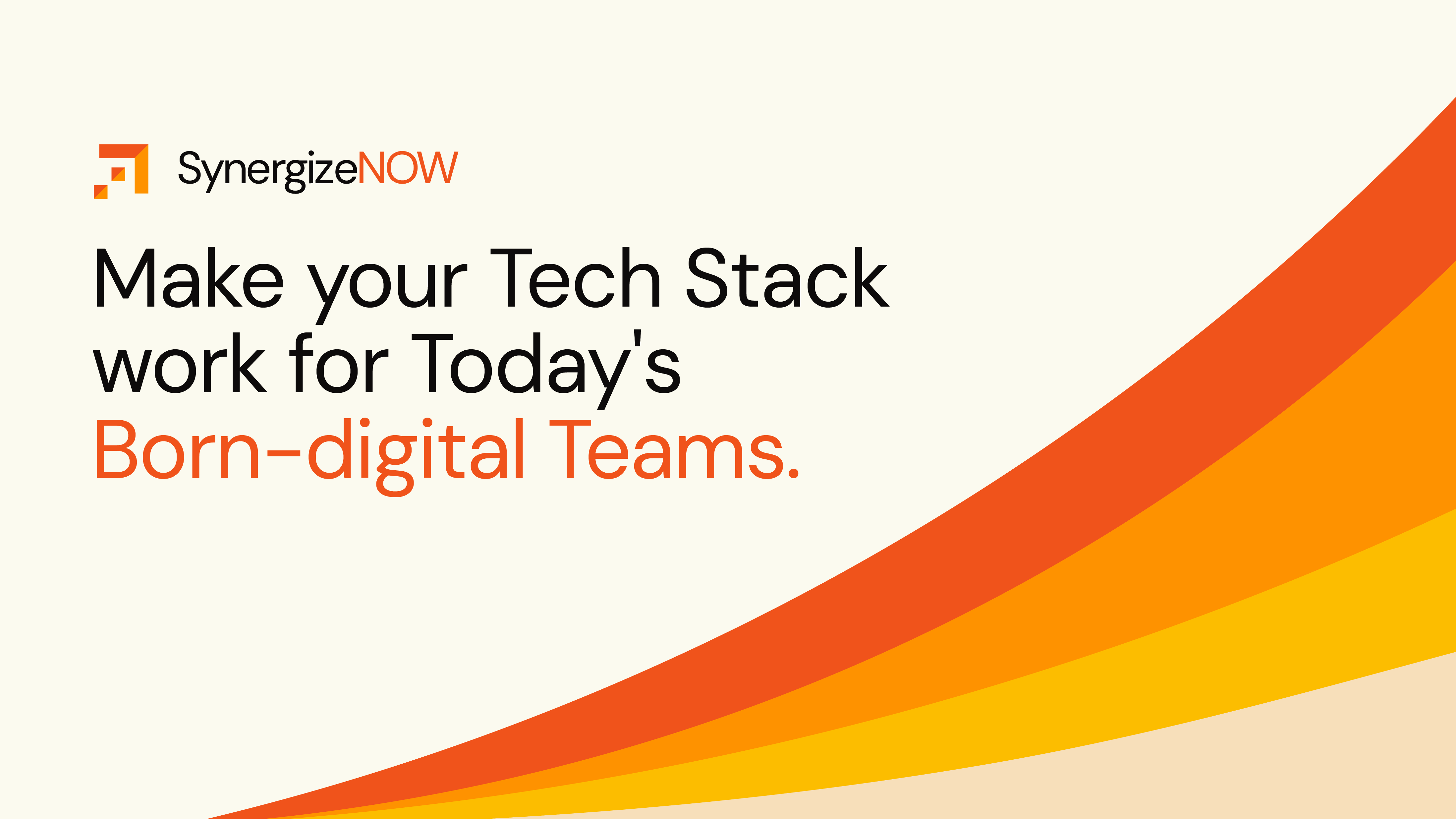 SynergizeNow - Build your modern tech-stack for born-digital employees!