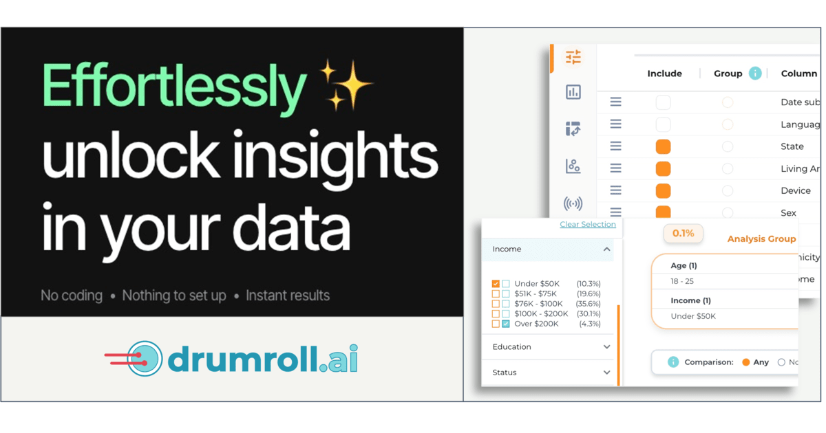 Drumroll AI - Automated data insights