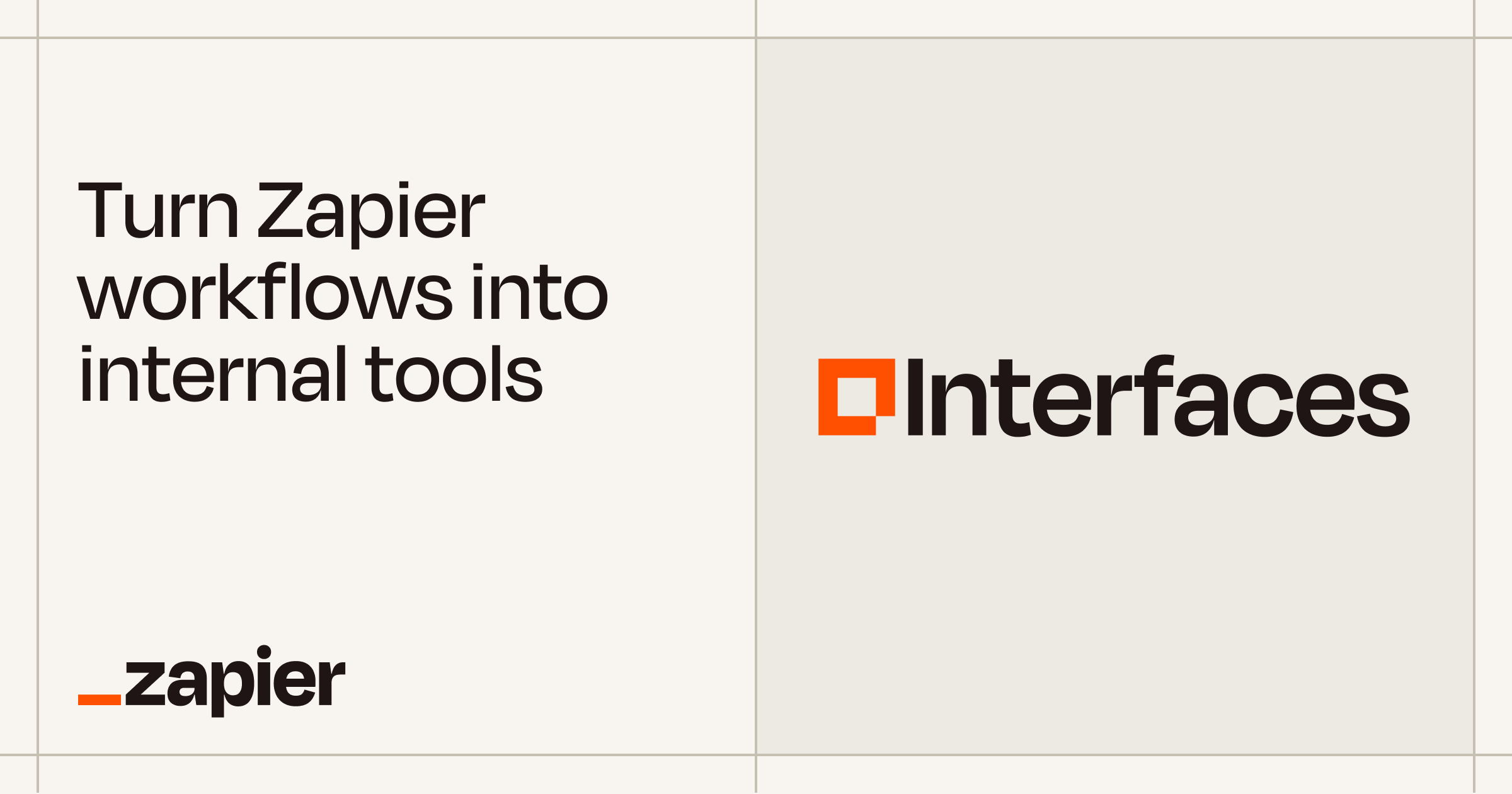Build custom forms, portals, and tools | Zapier Interfaces