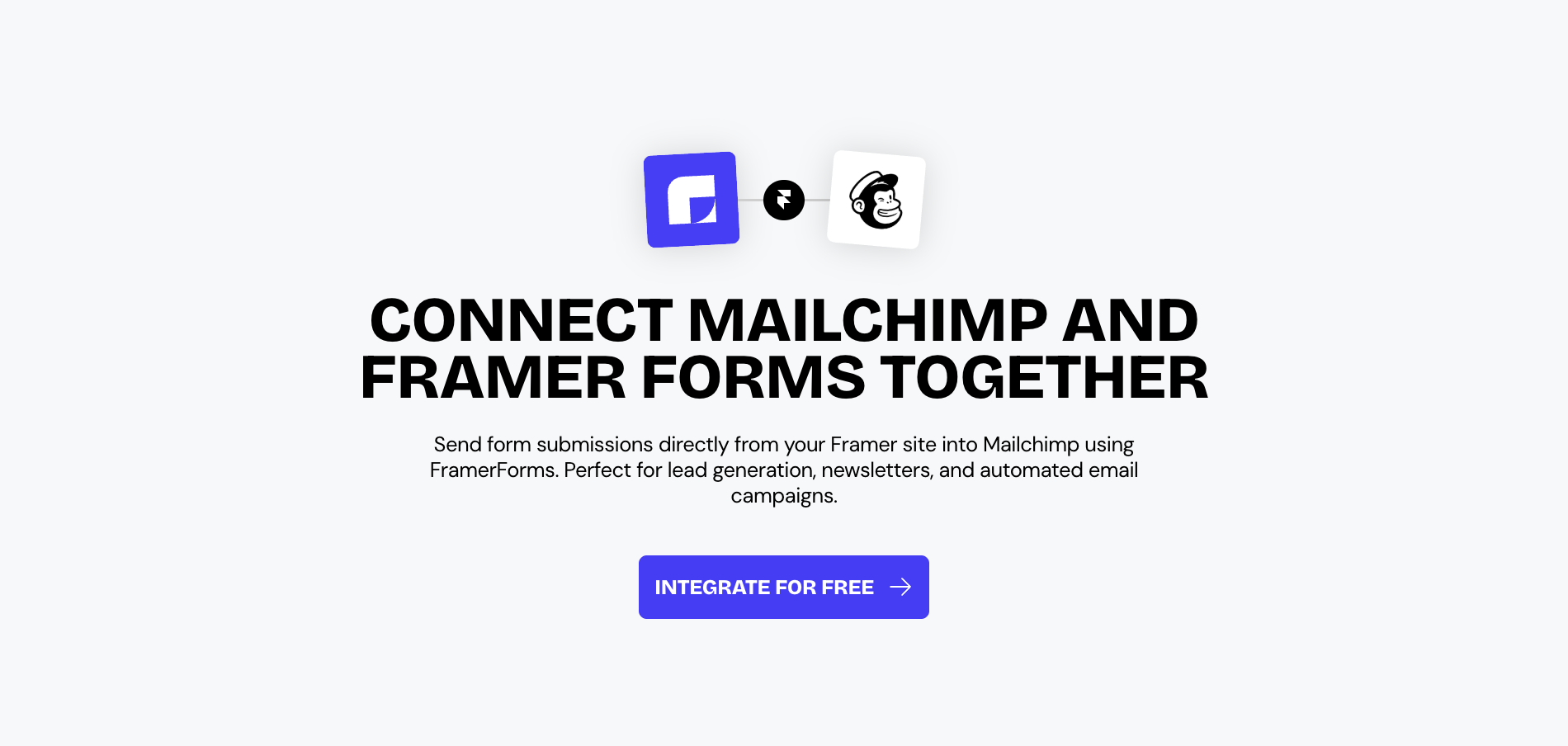 Mailchimp + Framer Forms | Integration