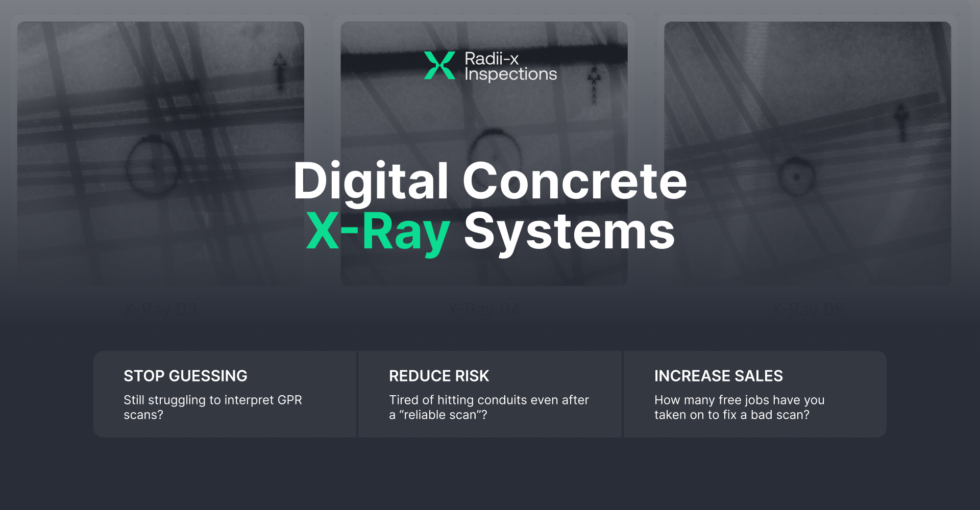 Radii-x Inspections - Digital Concrete X-Ray Systems