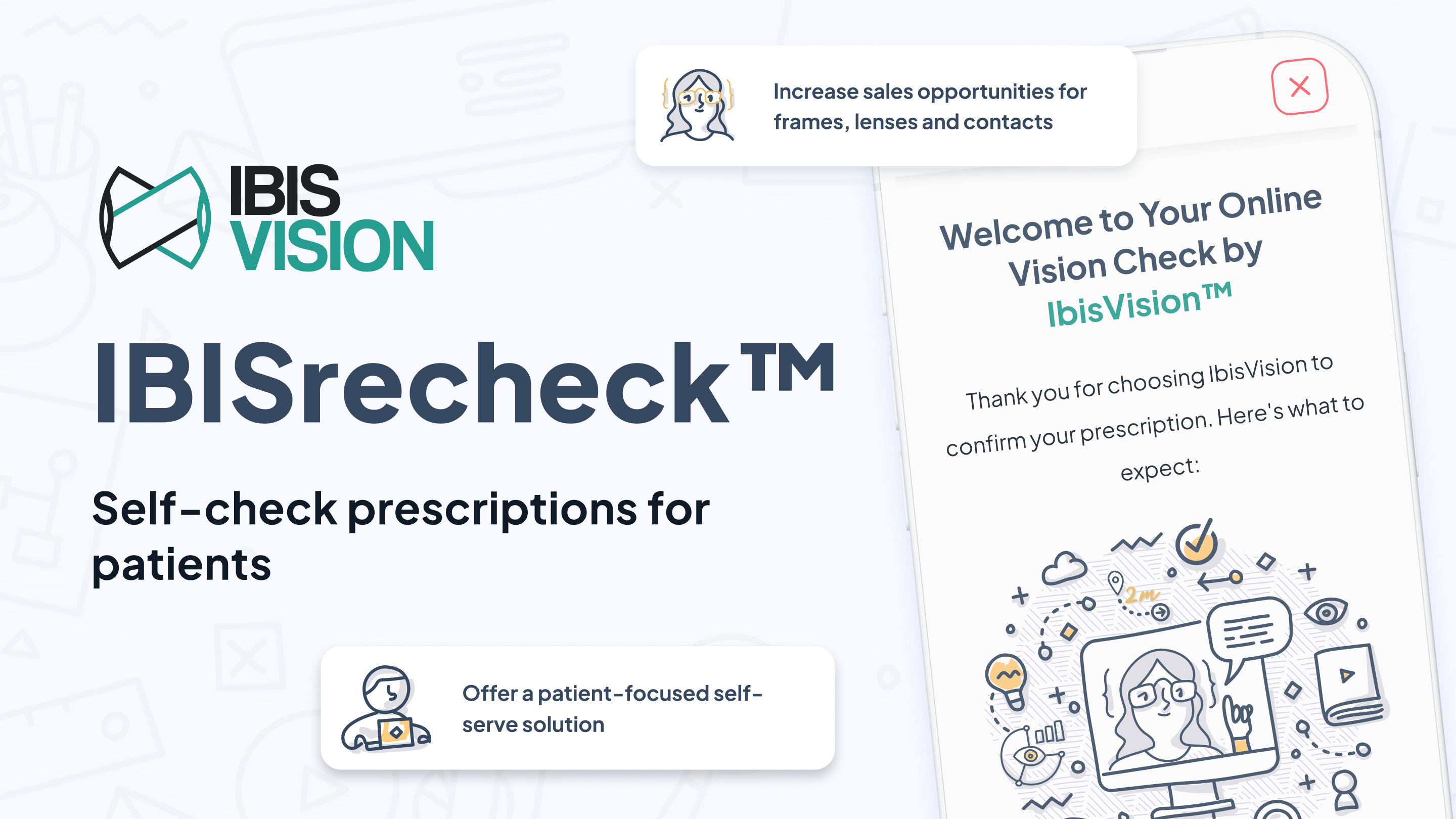 Self-Guided Vision Checks for Patients | IBISrecheck™