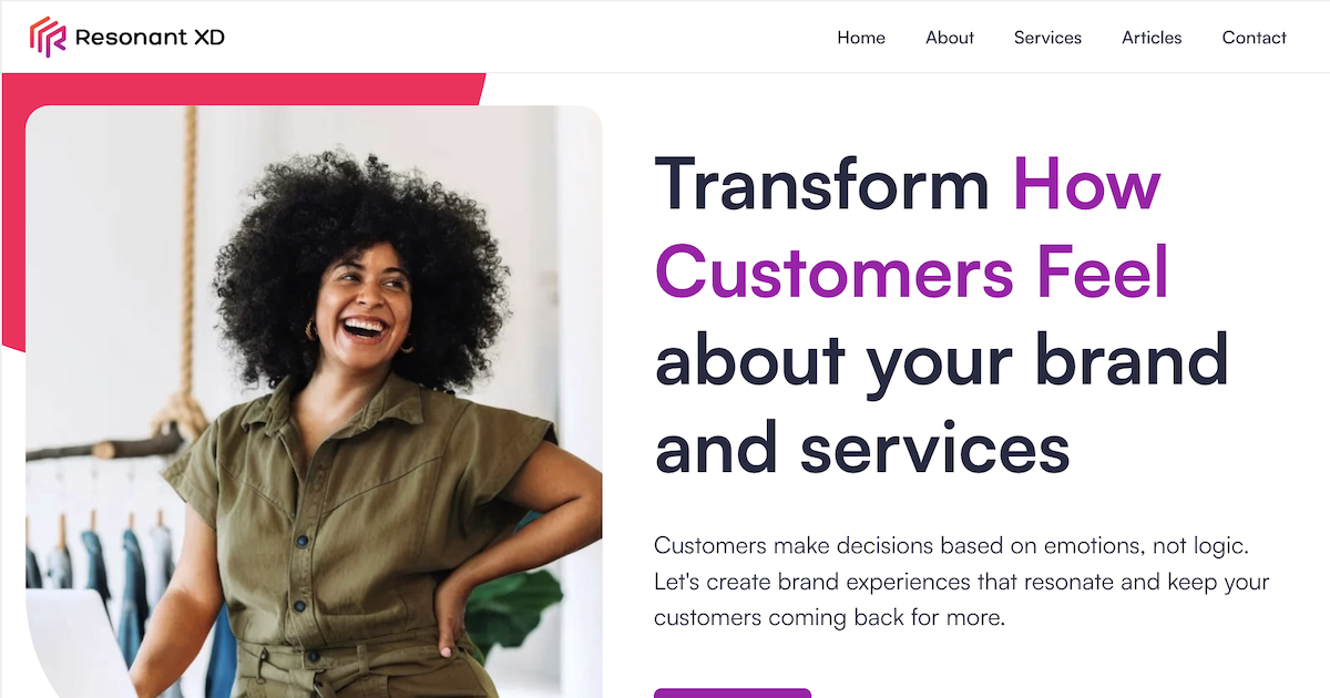 UX, CX & Journey Strategy Consulting | Resonant XD
