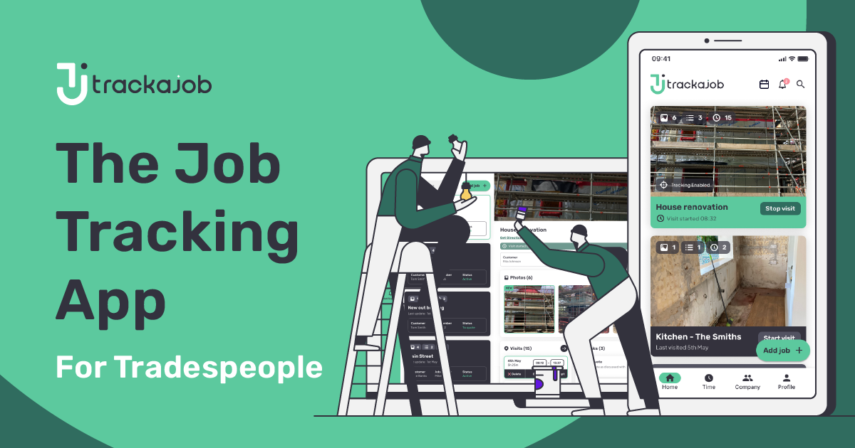 trackajob | The Job Tracking App For Tradespeople