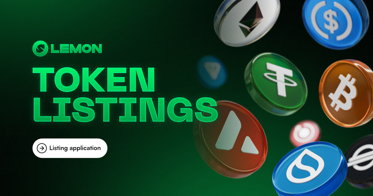 Token Listings - Lemon