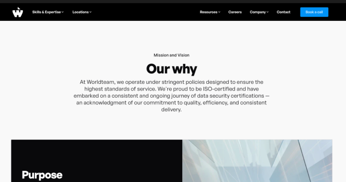 Our Values | Worldteam's Commitments