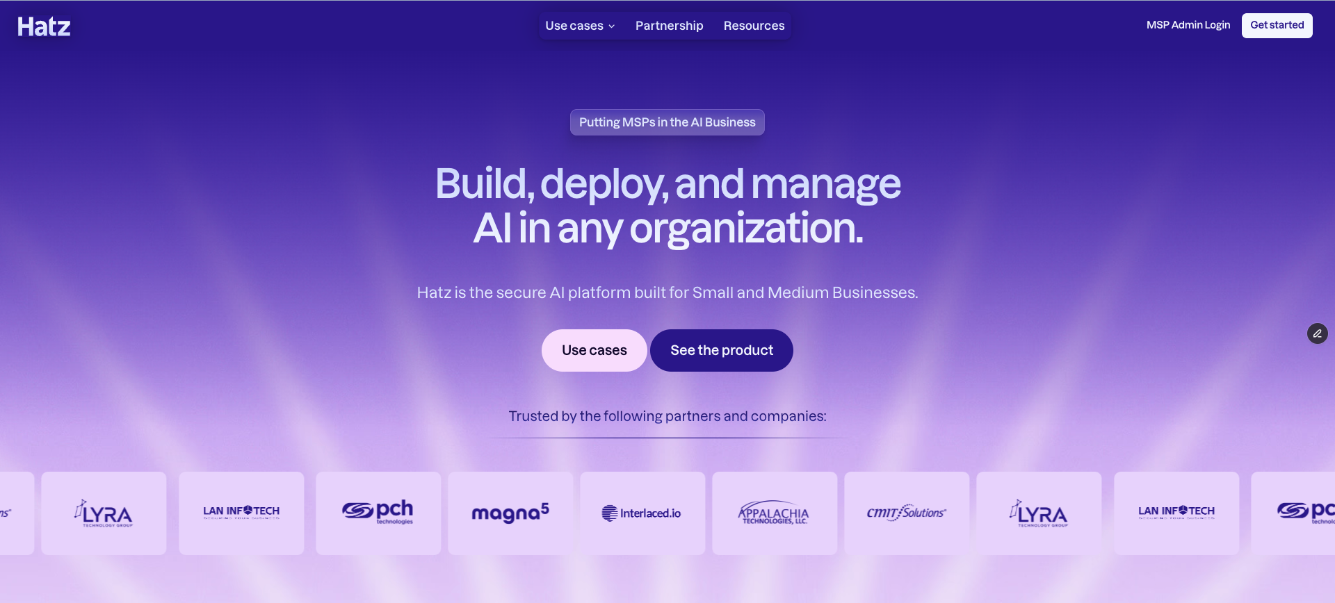 The Secure AI Platform for SMBs & MSPs | Hatz AI