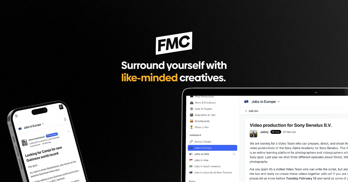 Join the Filmmakers Community | Networking, Knowledge & More!