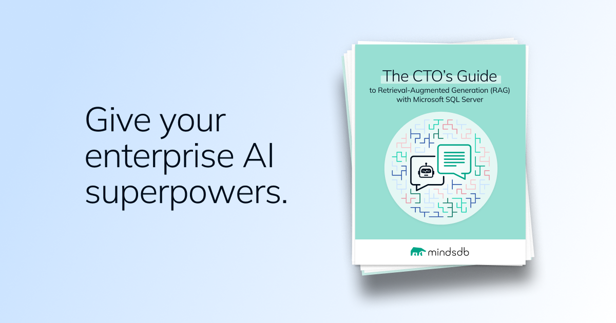 The CTO's Guide to RAG with Microsoft SQL Server