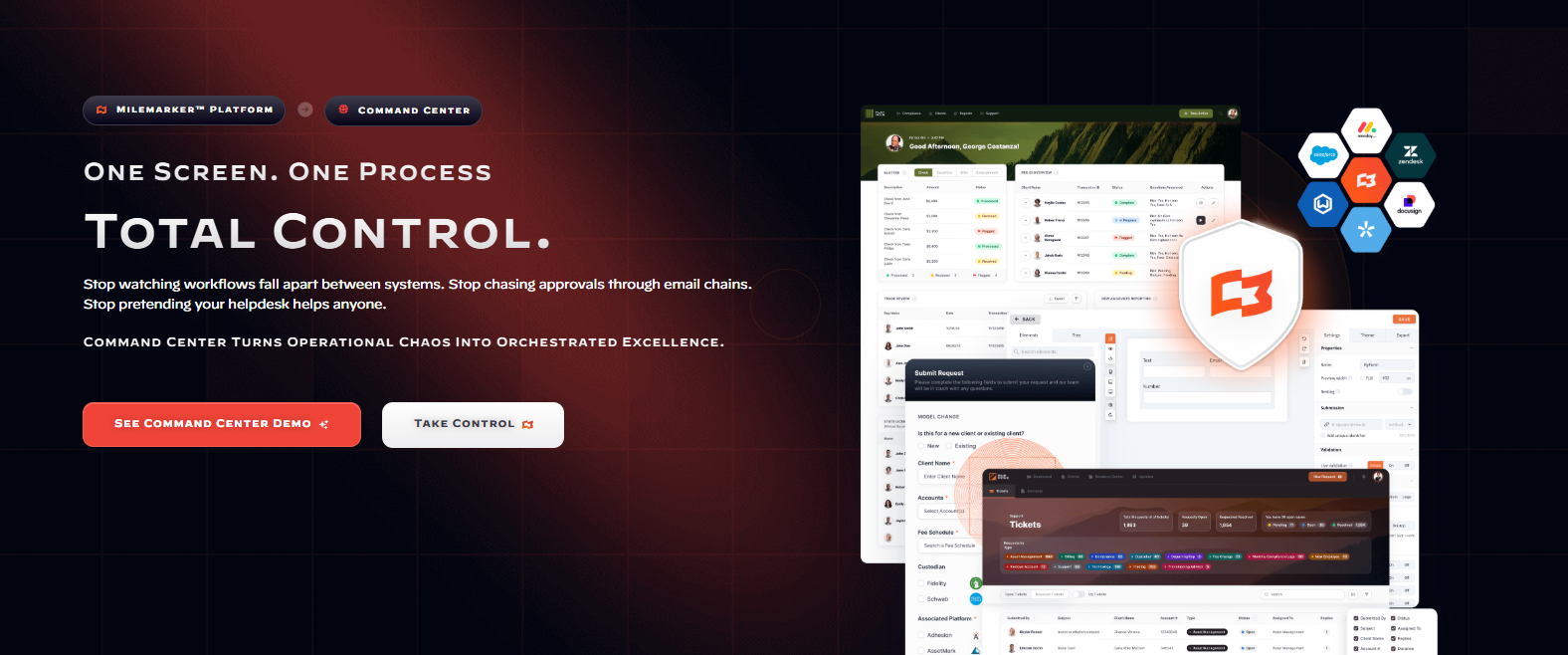Milemarker™ Command Center: Total Workflow Control