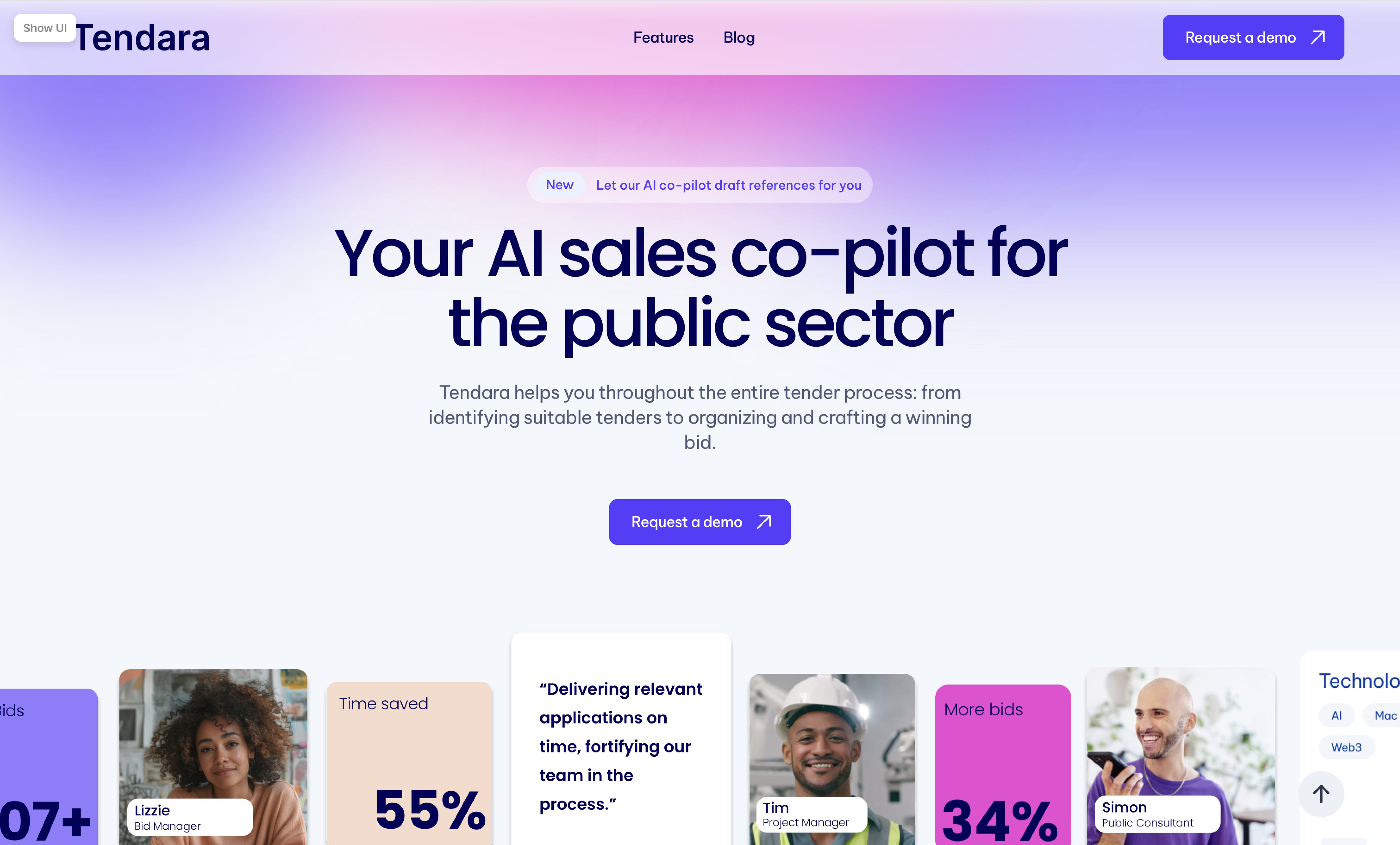 Tendara #1 AI Co-Pilot for Public Tenders