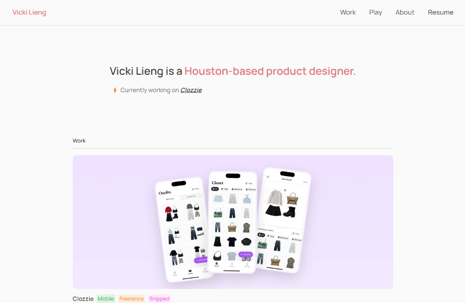 Vicki Lieng | Portfolio