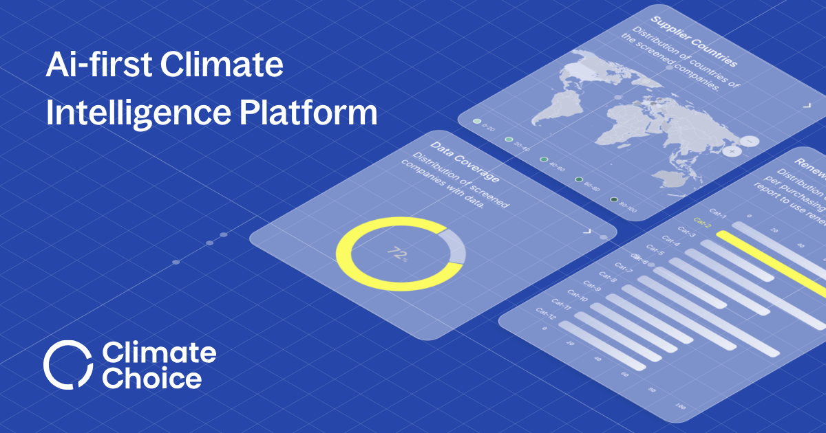 ClimateChoice - AI-first Climate Intelligence Platform