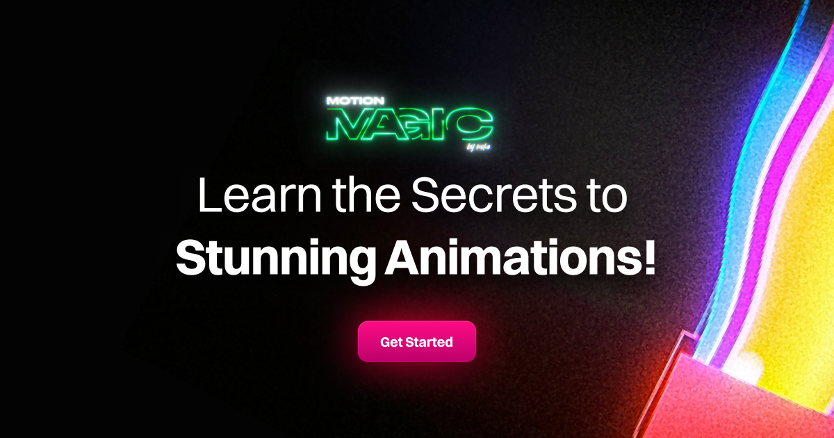 Motion Magic - After Effects Course
